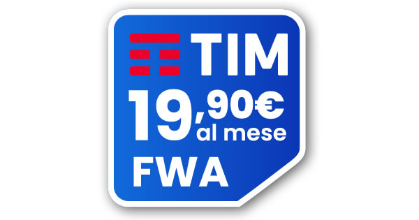 Internet veloce TIM ovunque: FWA 5G da 19,90€/mese